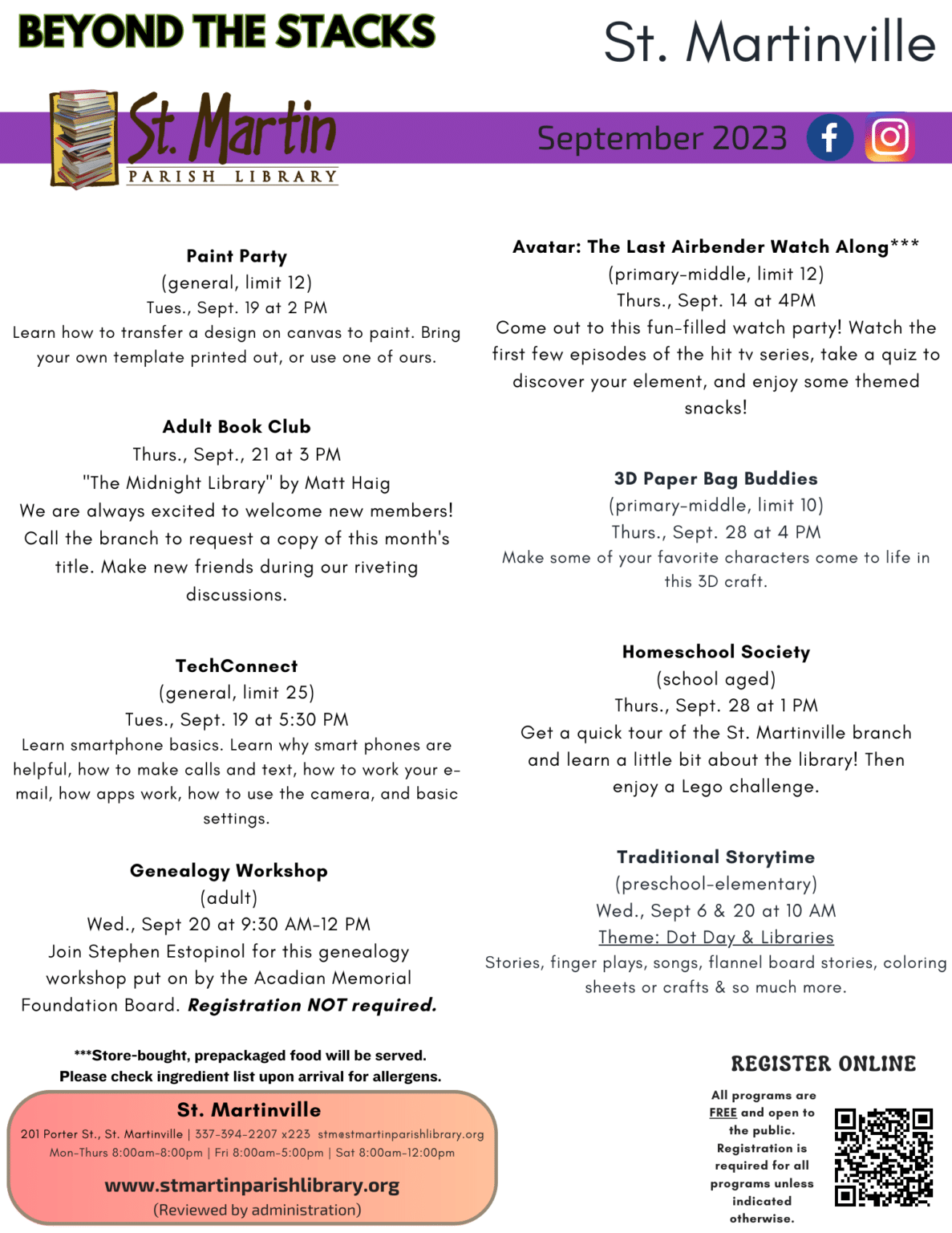 Library News | St. Martin Parish Library