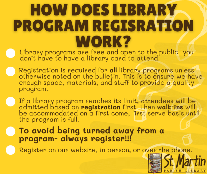 Library News | St. Martin Parish Library